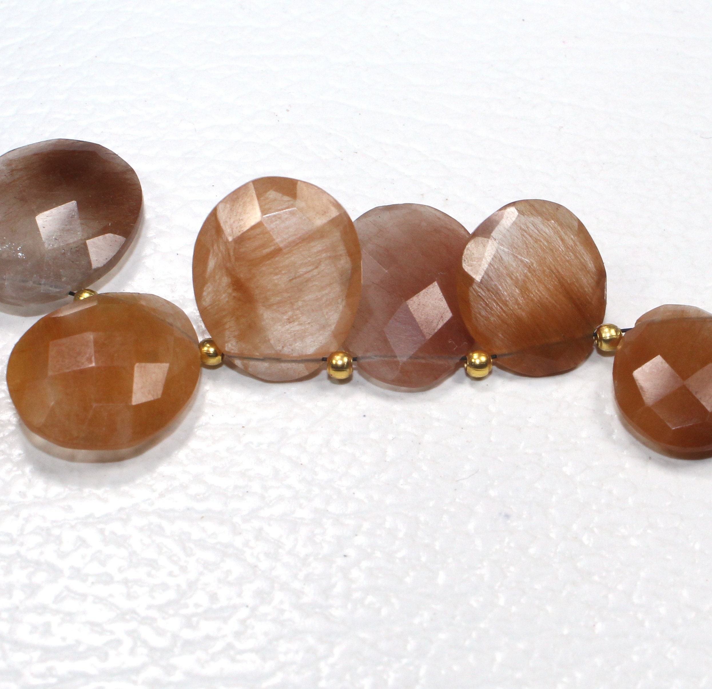 10 pieces Natural Golden Rutile gemstone drilled gems stone | Etsy