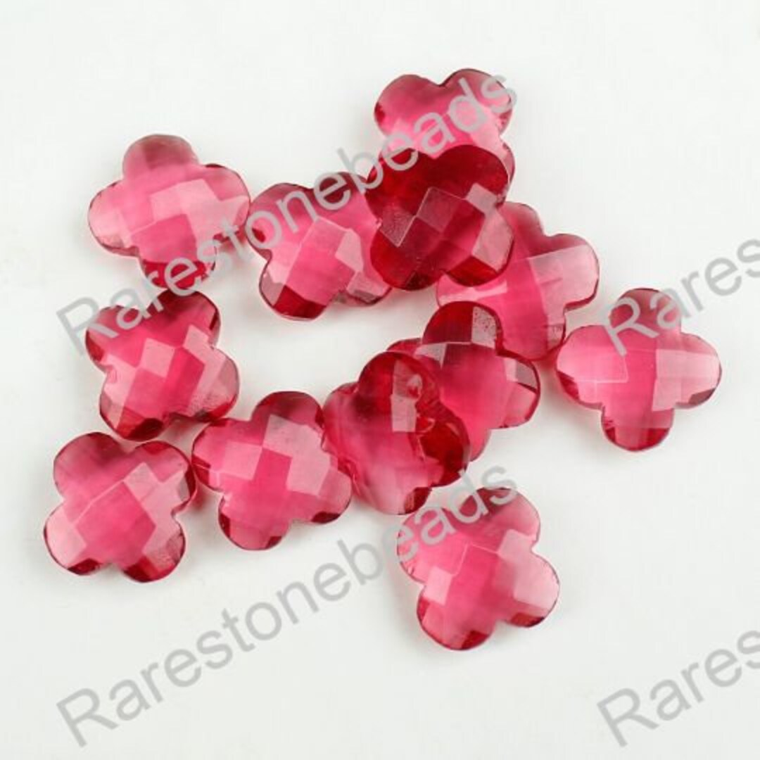 10 Pieces Ruby Lite Quartz Stone, AAA+ Quality Gemstone, Loose Gemstone ...