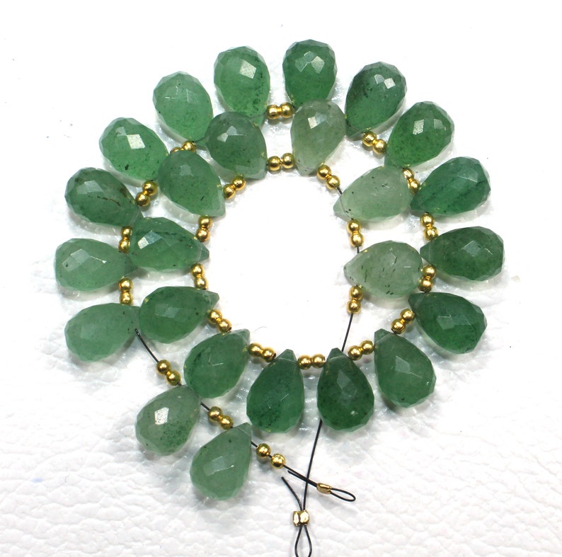 10 Pieces Natural Green Strawberry Quartz Gemstone Gemstone - Etsy