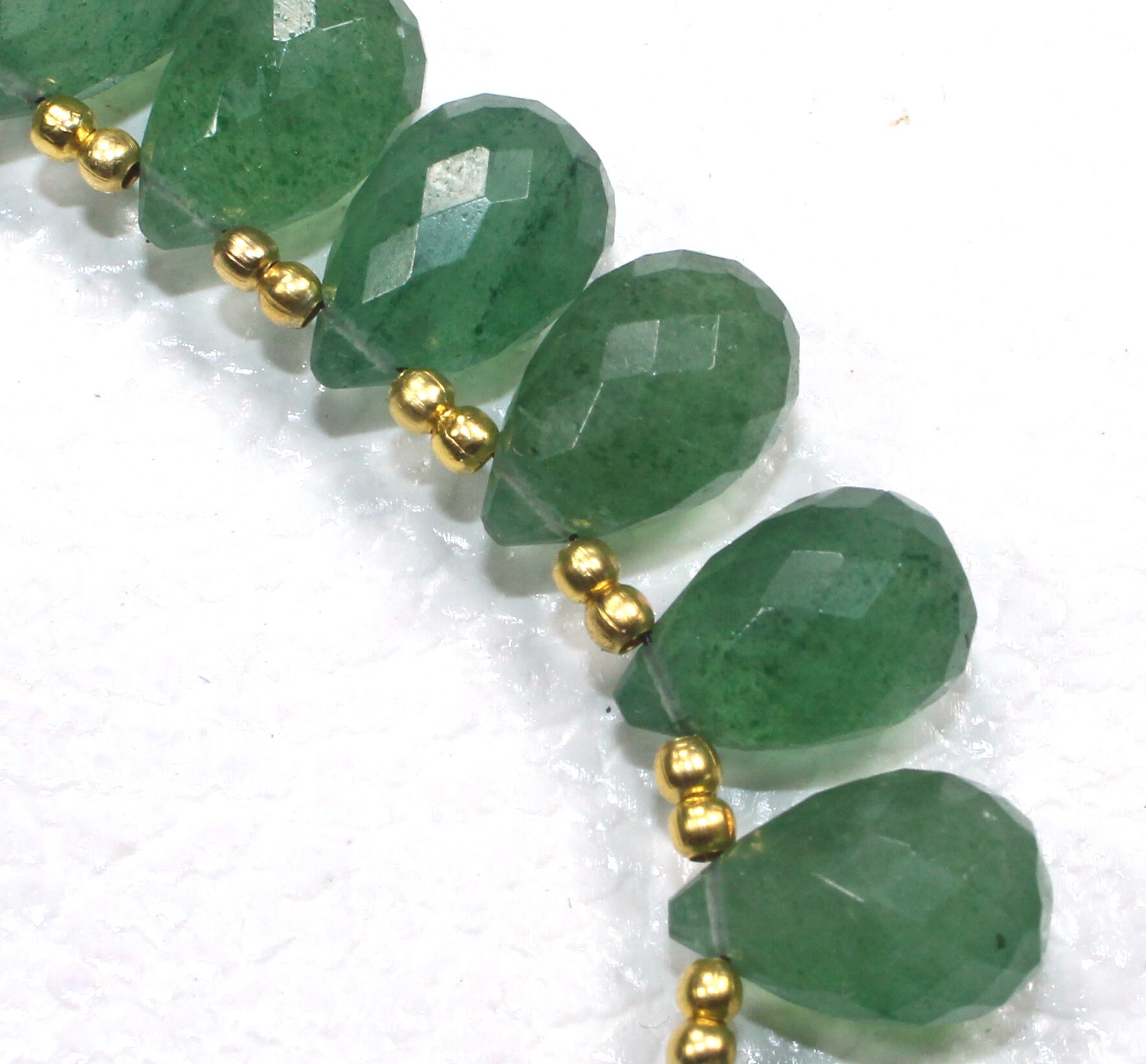 10 pieces Natural Green strawberry quartz gemstone gemstone | Etsy