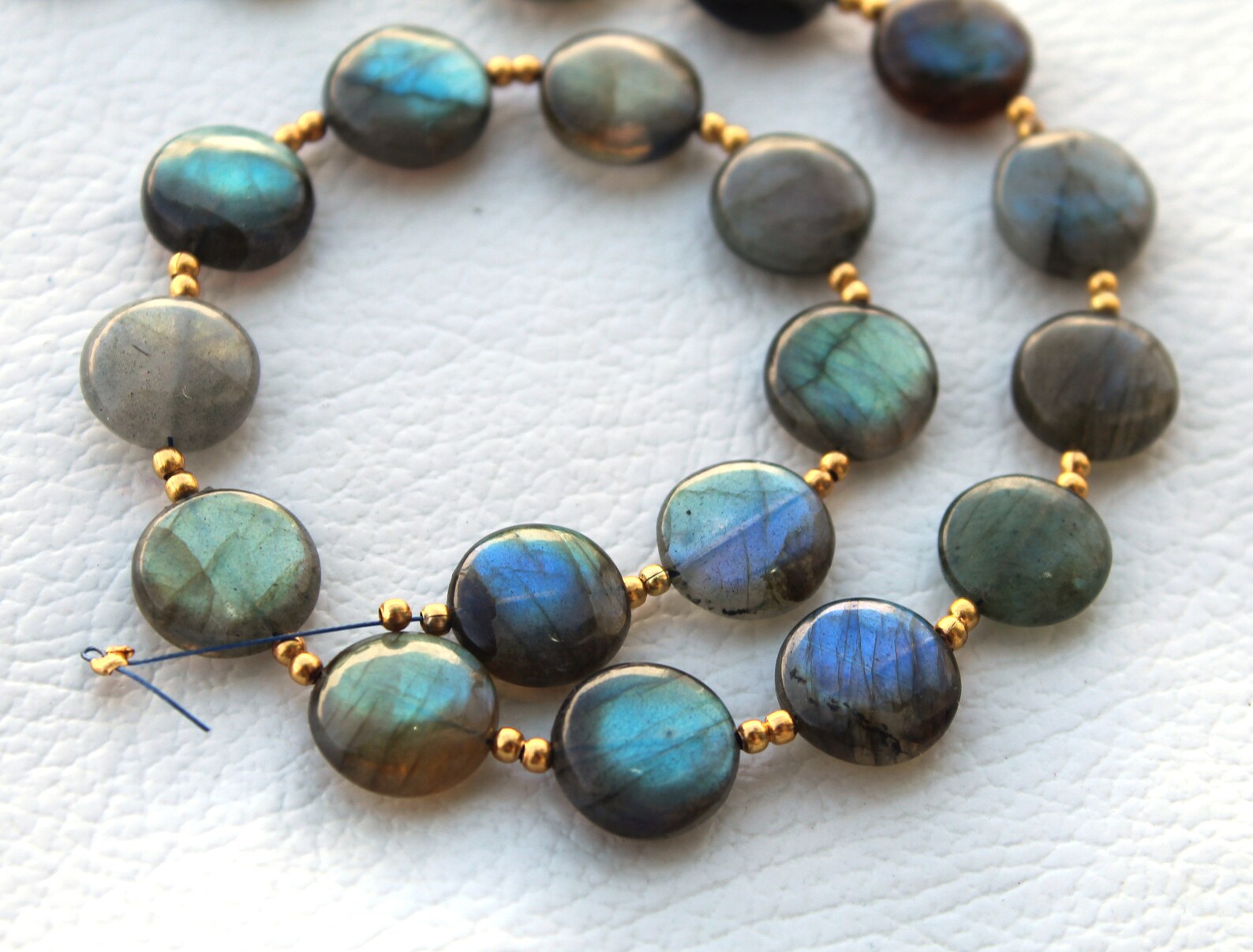 10 Pieces Natural Labradorite Gemstone Round Shape Gemstone | Etsy