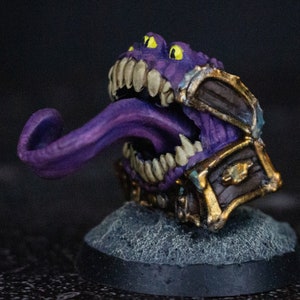 Hand Painted D&D Mimic Chest Model - Etsy