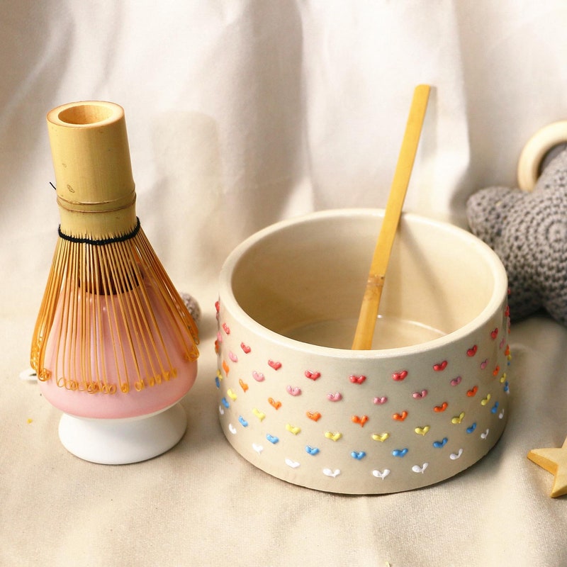 Matcha Ceramic Sets Cute - Etsy