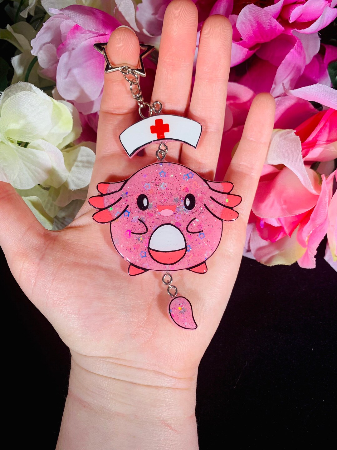 Chansey Keychain - Etsy