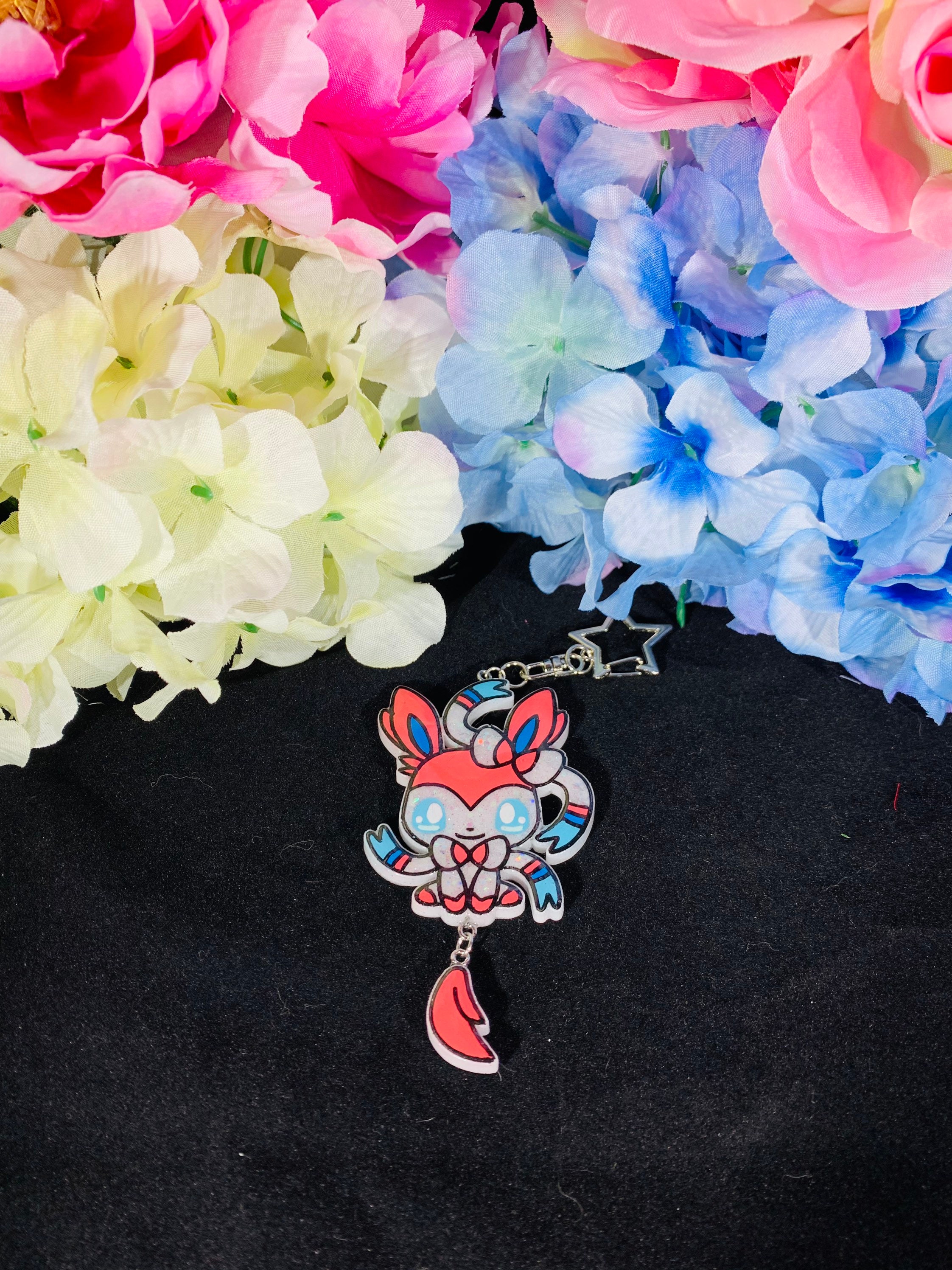 Sylveon Keychain | Etsy