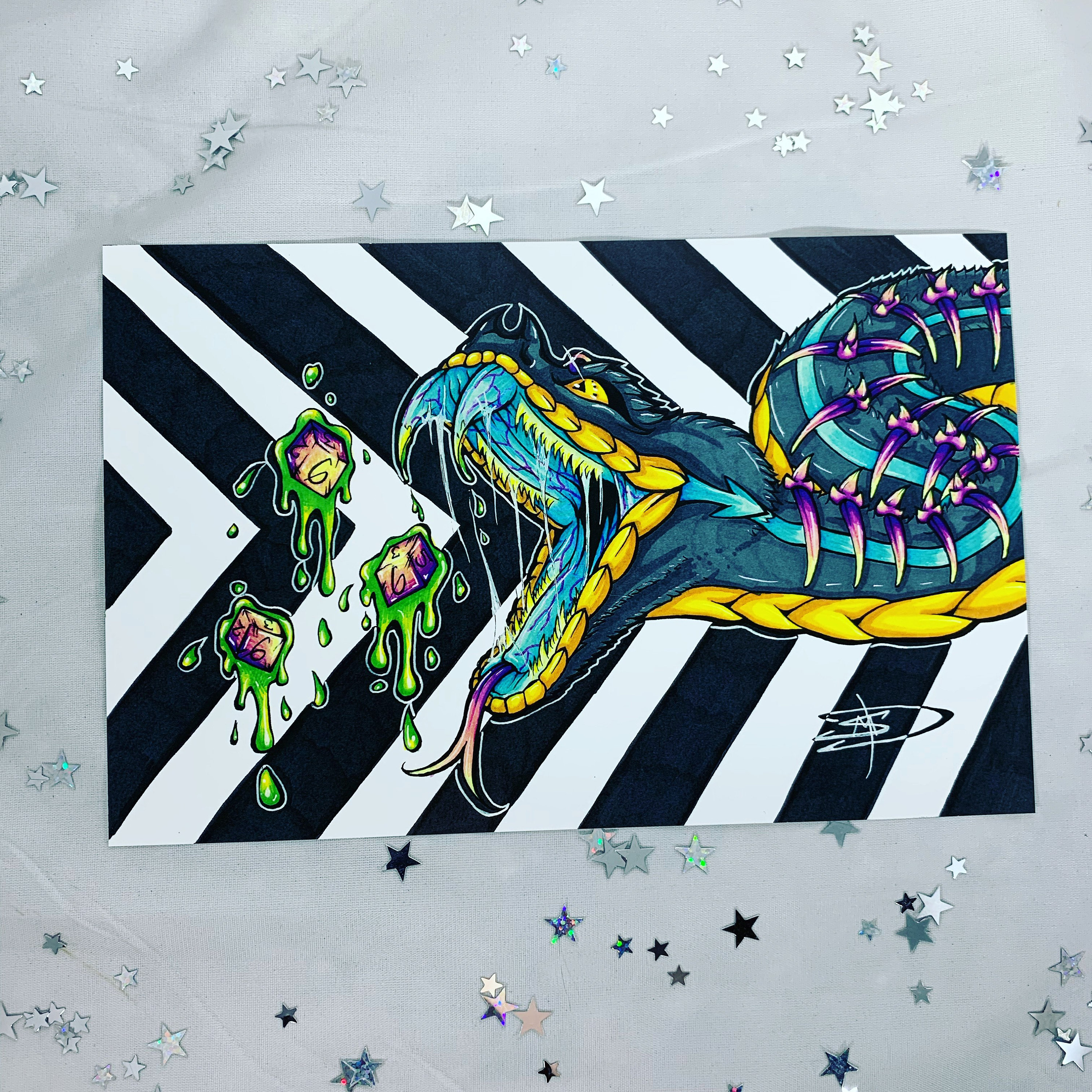 666 Cursed Snake Dice Death Snake | Etsy