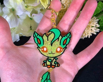 Leafeon Keychain - Etsy