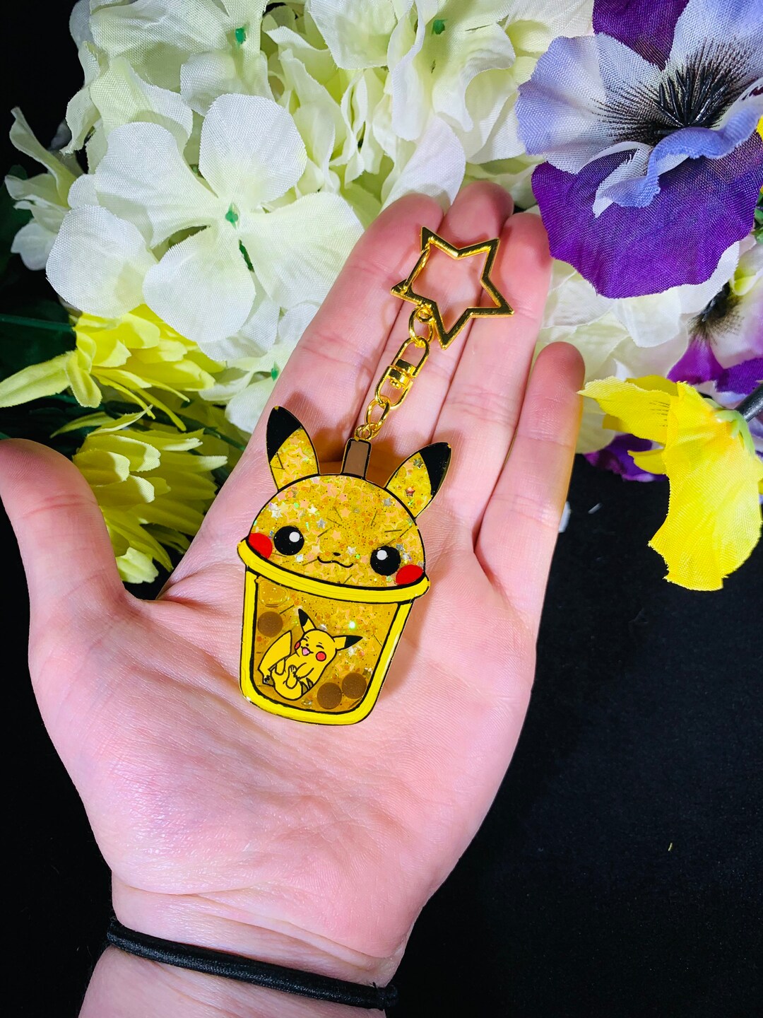 Pikachu Boba Keychain Shaker - Etsy