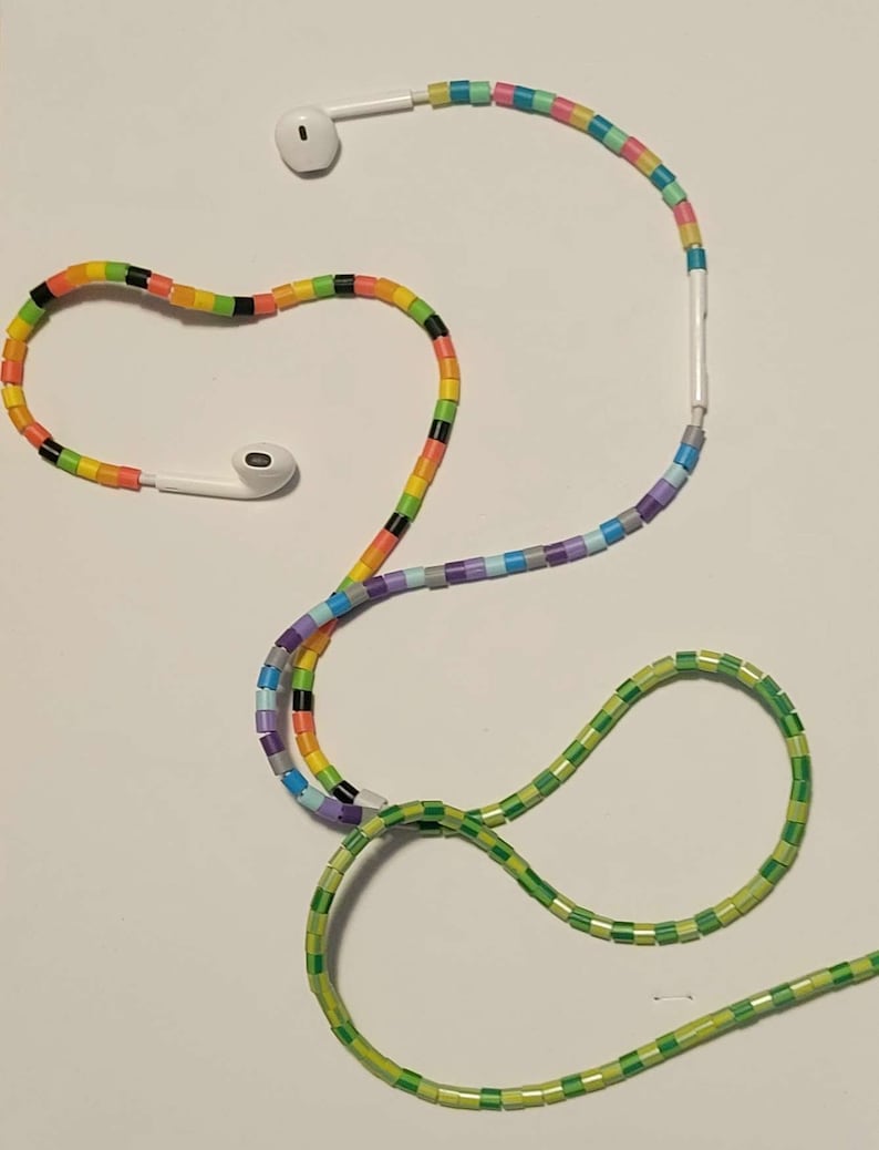 Custom Beaded Earbuds - Etsy