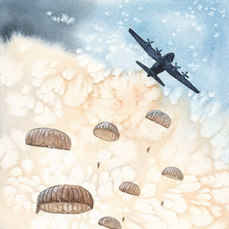 Vintage Airborne Posters - Etsy