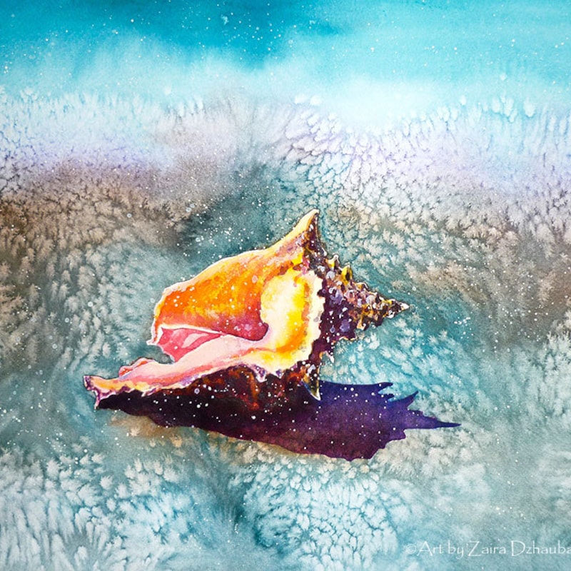 Seashell Painting - Etsy