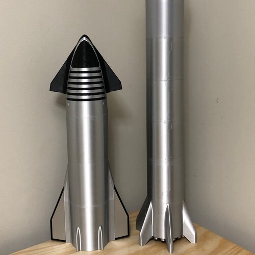 Spacex Starship Tanker and Super Heavy Model 1:144 Scale - Etsy