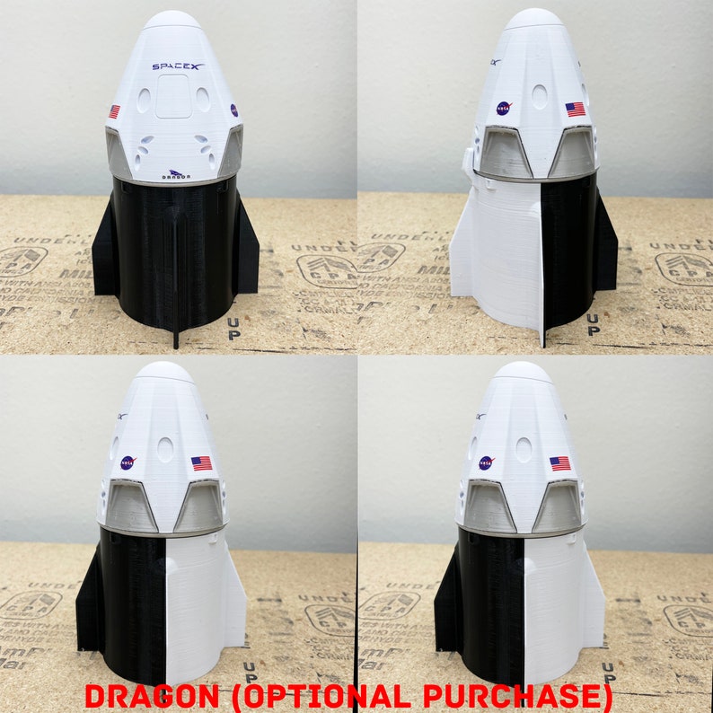 Large 5ft Spacex Falcon Heavy Model 1:48 Scale | Etsy