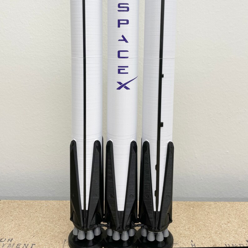 2 Models Set Spacex Falcon 9 Demo-2 and Falcon Heavy 1:72 | Etsy