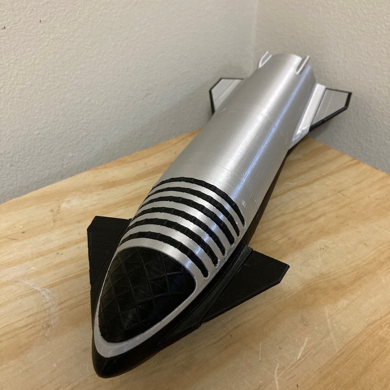 Spacex Starship Model 1:144 Scale - Etsy