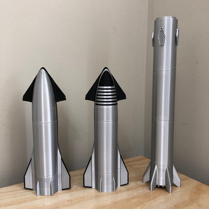 Spacex Starship Tanker and Super Heavy Model 1:144 Scale - Etsy