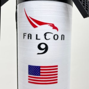 Spacex Falcon 9 Demo-2 Model With Crew Dragon 1:72 Scale - Etsy