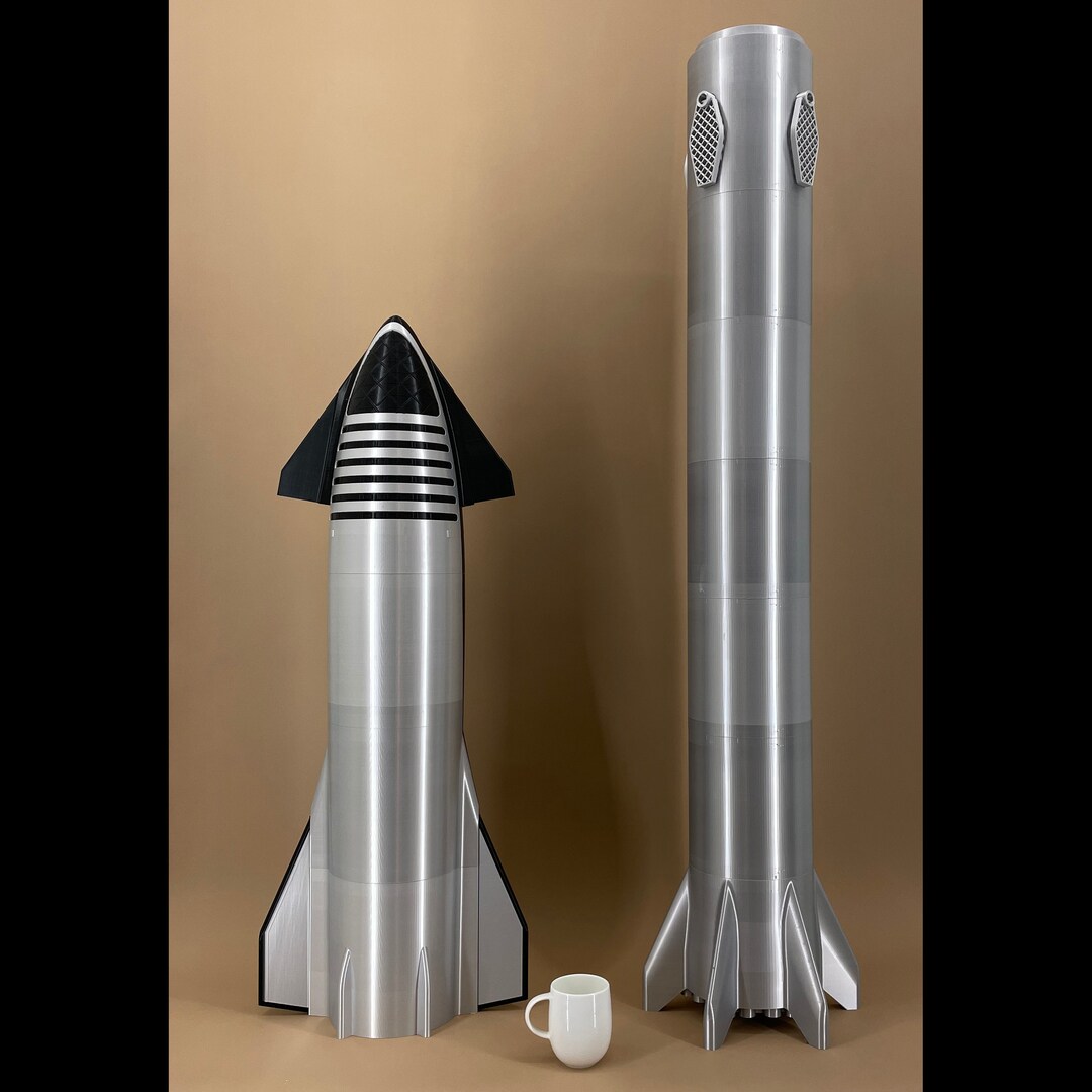 Jumbo Spacex Starship Super Heavy Model 1:48 Scale - Etsy