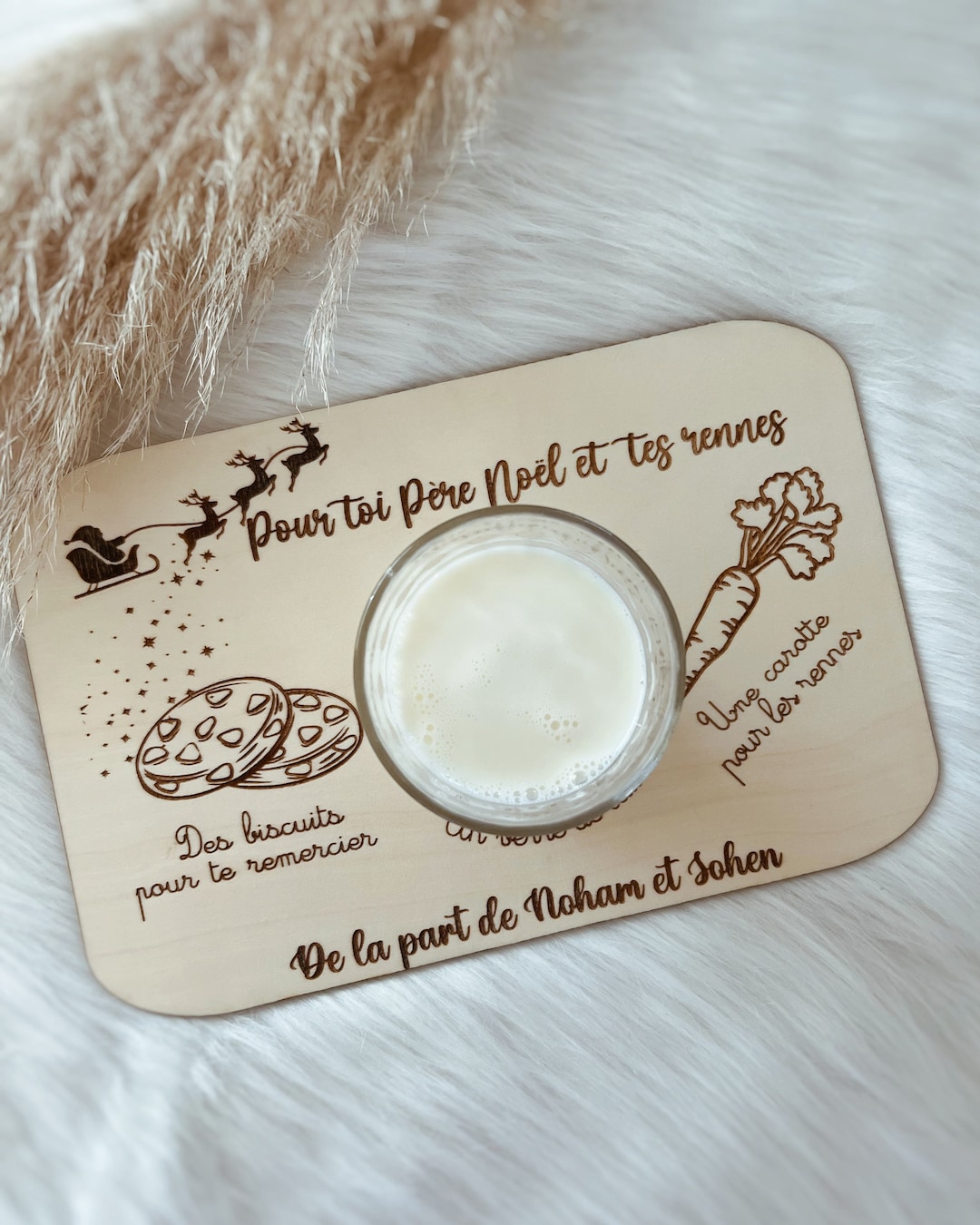 Tray for Santa Claus, Santa Claus Snack - Etsy
