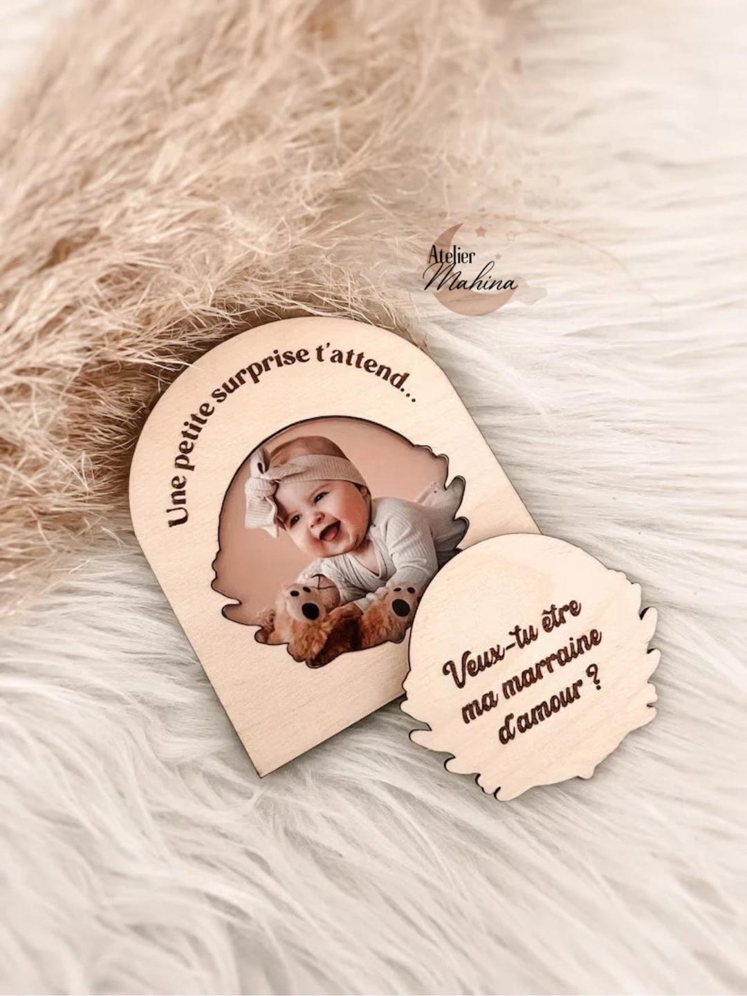 Personalized Child Photo Godmother Proposal Box - Etsy
