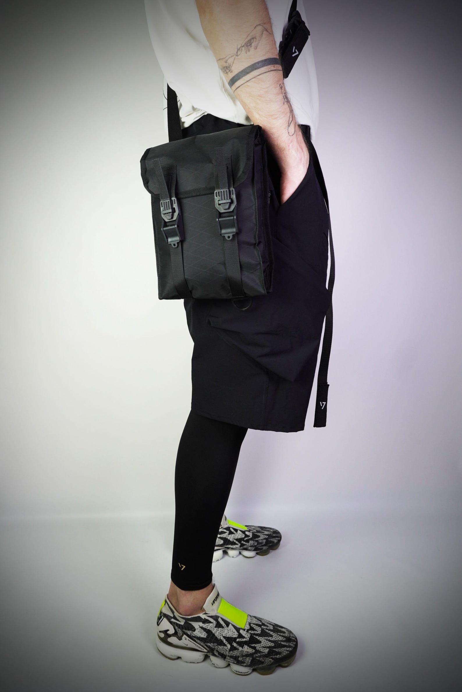 Techwear Bag X-pac Bag Water-resistant Bag Urban Bag Compact Bag A5 ...