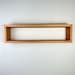 Solid Wood Rectangle Floating Shelf | Bathroom Shelf | Walnut | Oak ...