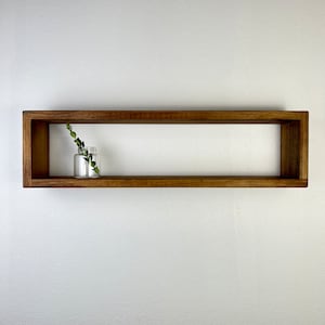 Floating Rectangle Shelf | Bathroom Shelf | Quality Wood Shelf ...