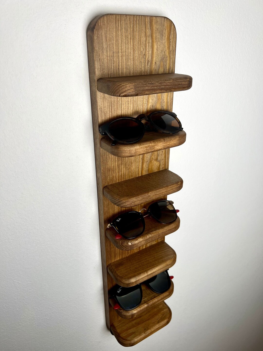 Rounded Sunglasses Shelf | Extra Large | Floating Shelf | Entryway ...