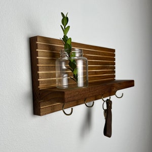 Entryway Organizer | Key Holder | Quality Wood Shelf | Sunglasses ...