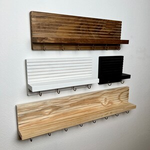 Entryway Organizer | Key Holder | Quality Wood Shelf | Sunglasses ...