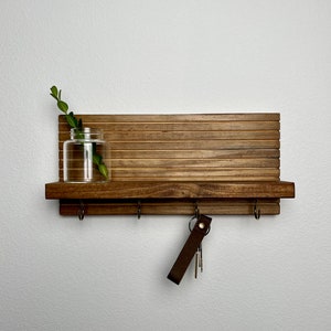 Entryway Organizer | Key Holder | Quality Wood Shelf | Sunglasses ...
