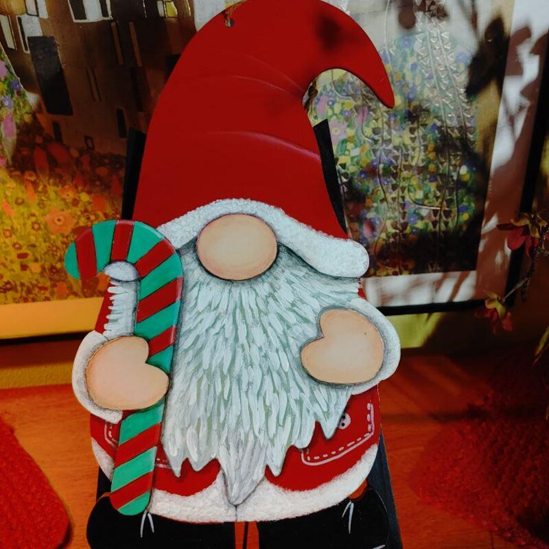 Wood Painted Gnomes - Etsy