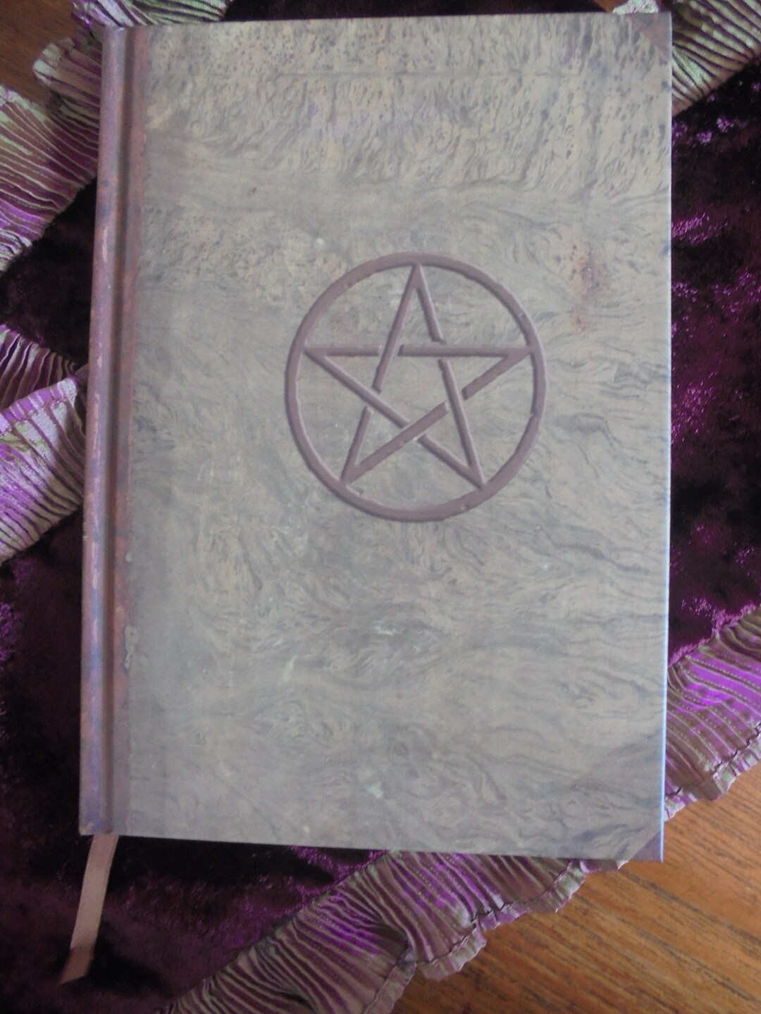 Book Blank Pages Pentacle Cover Grimoire Pentagram - Etsy