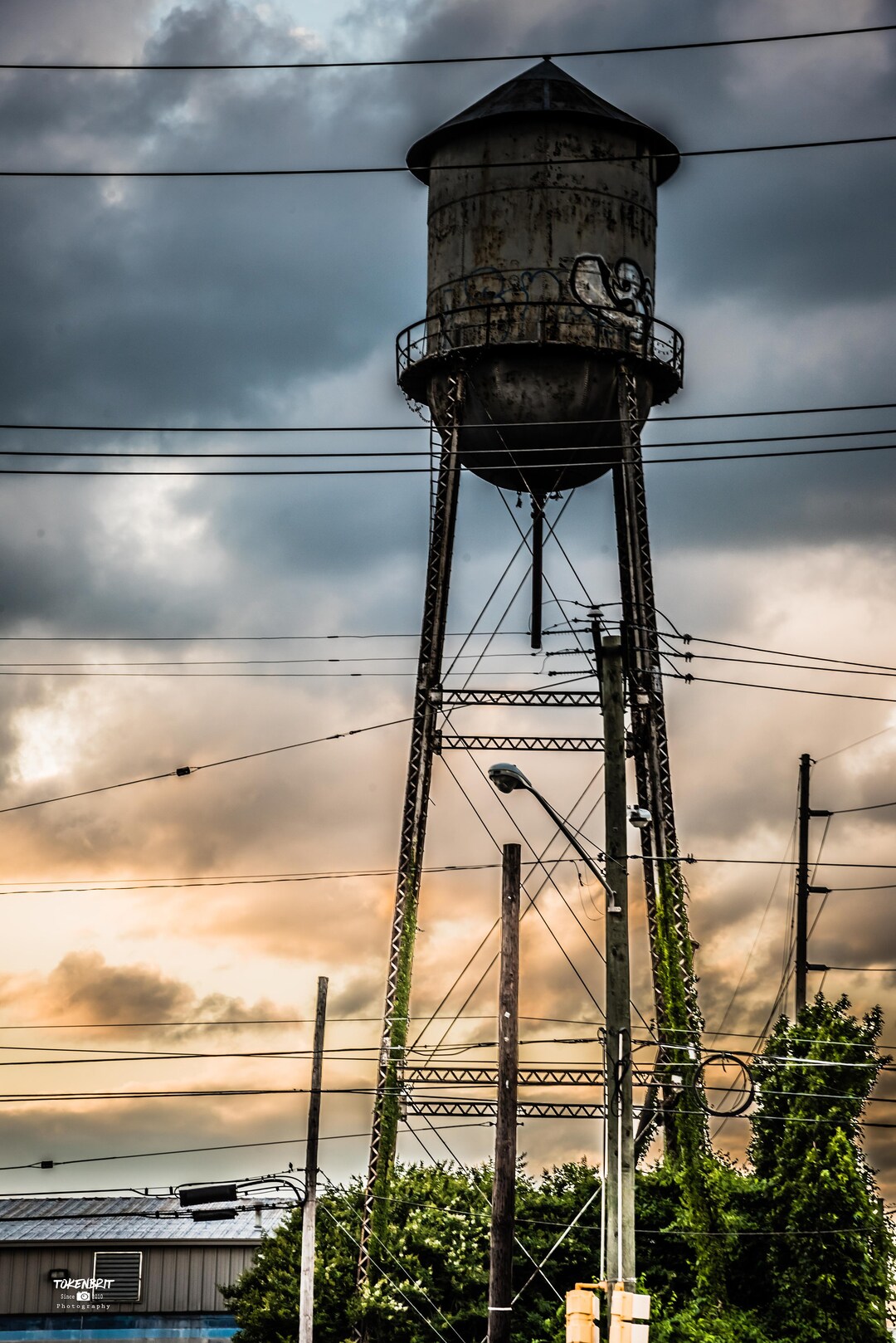 Metal Water Tower Photography Print, Limited Edition Fine Art Wall Art ...