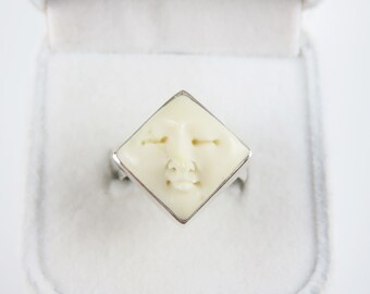 Carved Ox Bone - Etsy