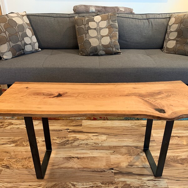 Oak Live Edge Table - Etsy