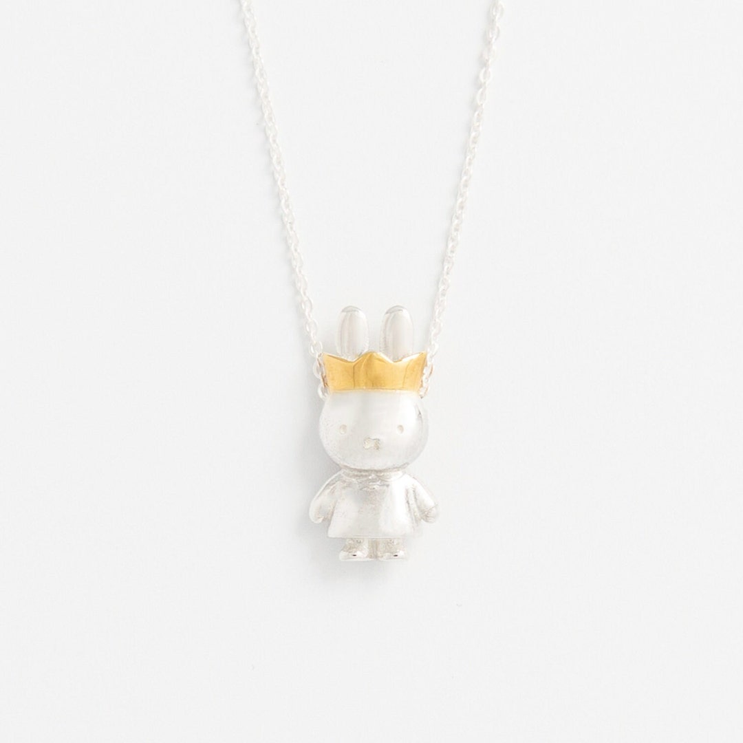 Queen Miffy Necklace With 18ct Gold Vermeil, Handmade UK Jewellery ...