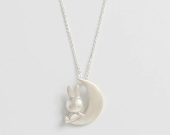 Miffy Leaping Rabbit Charm Necklace, Officially Licensed Jewellery ...