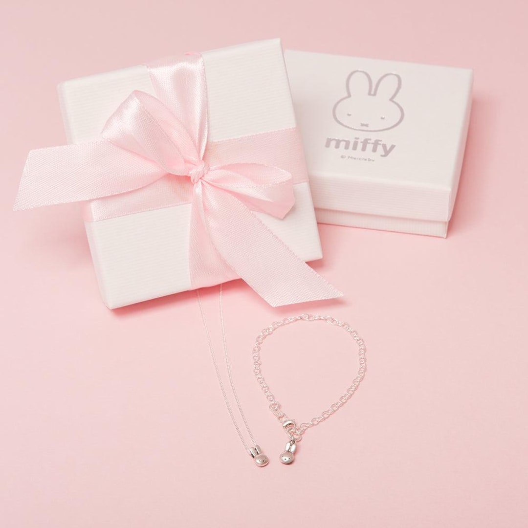 Miffy Mini Moments Silver Set | Sterling Silver Necklace & Bracelet ...