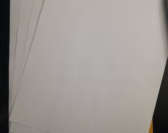 8.5 X 11 White Sticker Paper Matte Finish Full-sheet Labels for ...