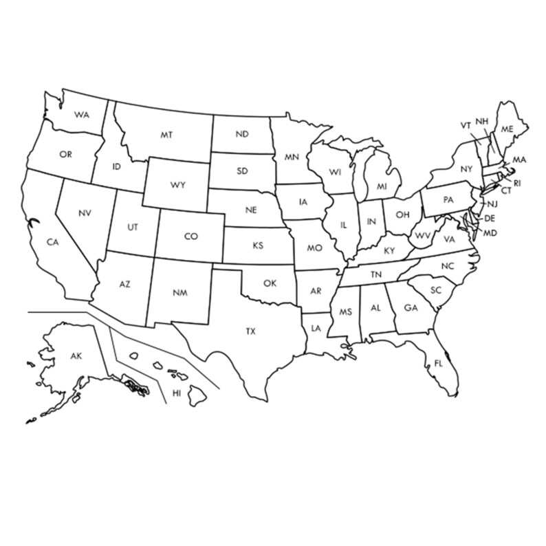 Printable USA Capital and States Flags Collection 50 US State - Etsy