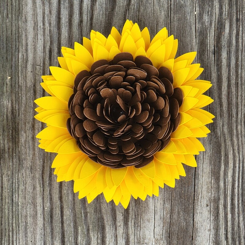 Paper Sunflowers - Etsy
