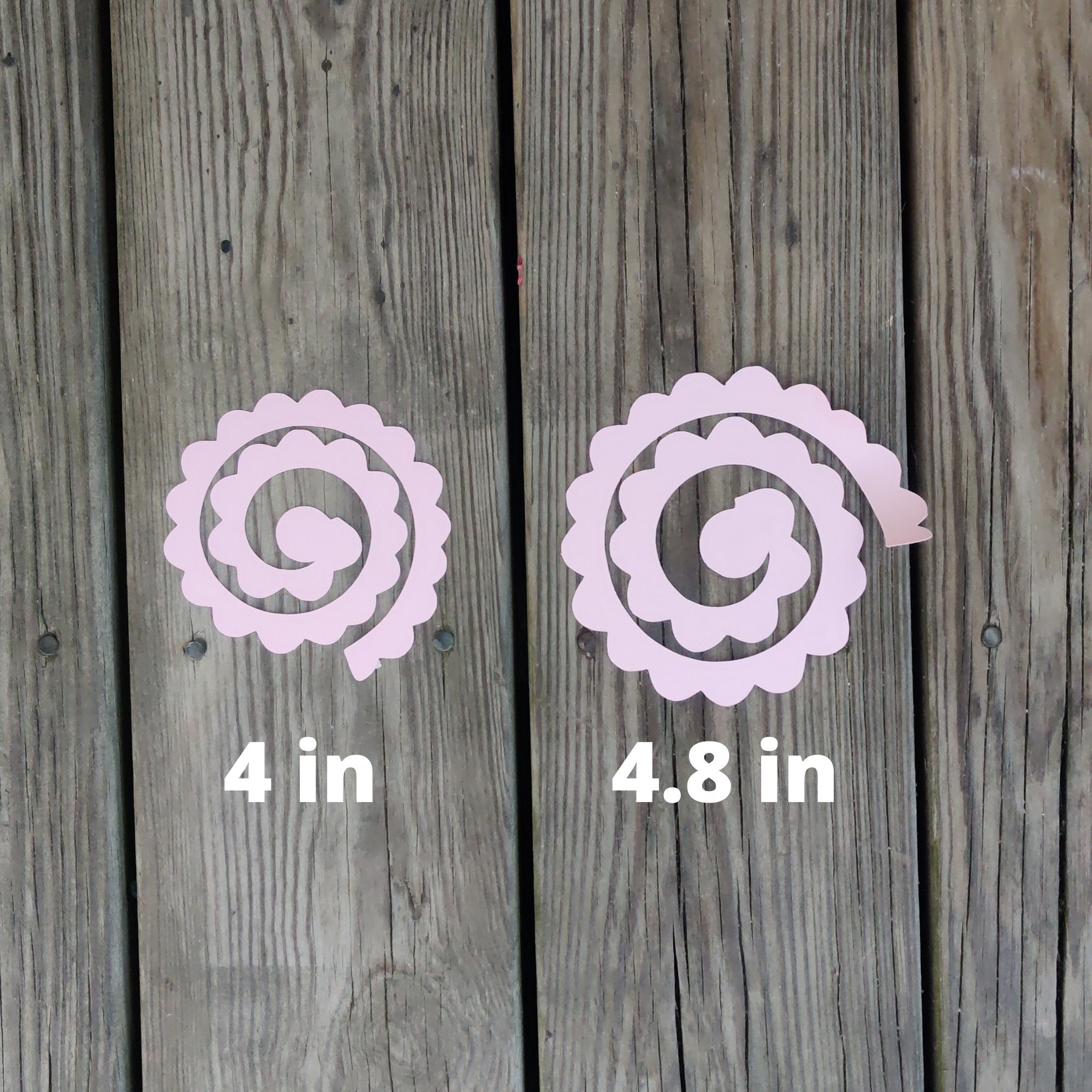 25 Pre-cut Unrolled Paper Flowers Paper Flowers of DIY - Etsy