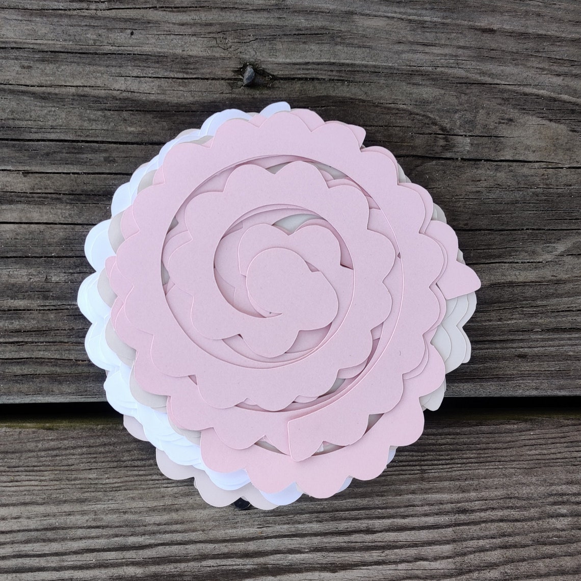 25 Pre-cut Unrolled Paper Flowers Paper Flowers of DIY | Etsy