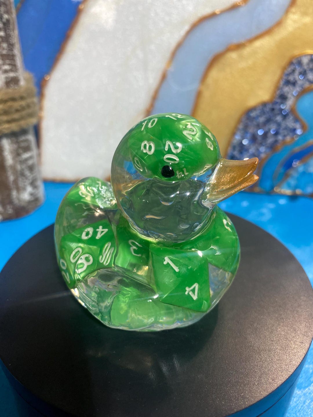 Dungeons and Dragon Green Duck, Green, Dnd,duck, Dice Jail, Dice Vault ...