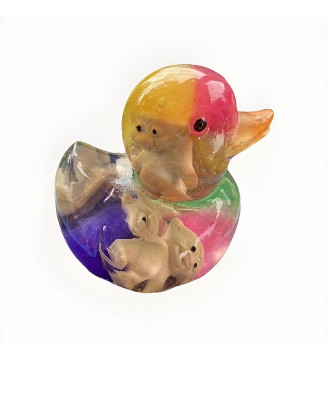 Troll Duck, One of a Kind, Resin Duck Vintage Retro Youve Been Ducked ...