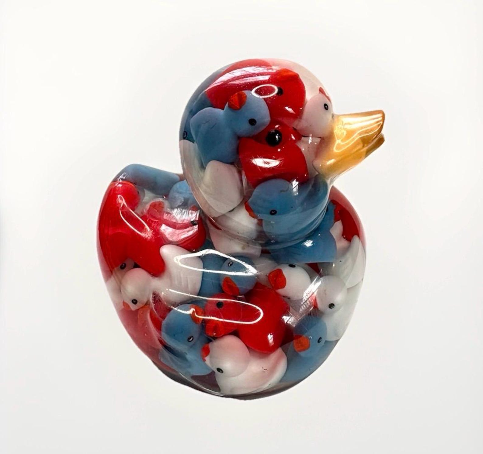 Multi Colored Duck, Multi Colored, Ducks in Duck, Rainbow Duck, Glow ...