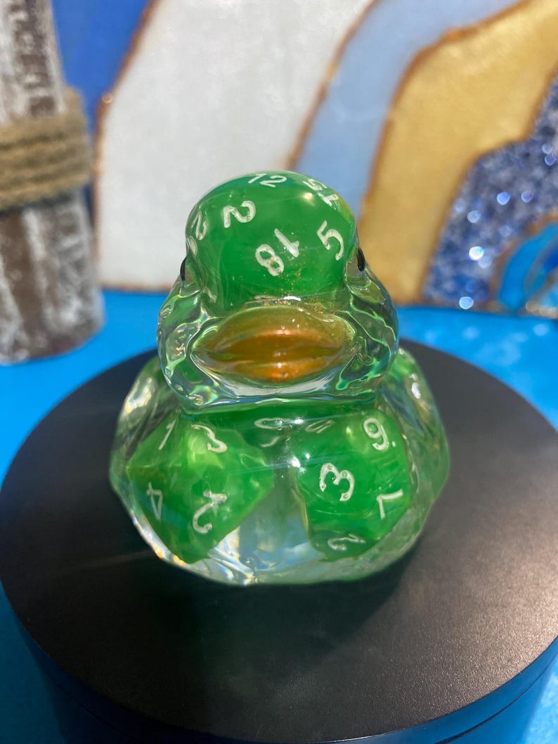Dungeons and Dragon Green Duck, Green, Dnd,duck, Dice Jail, Dice Vault ...