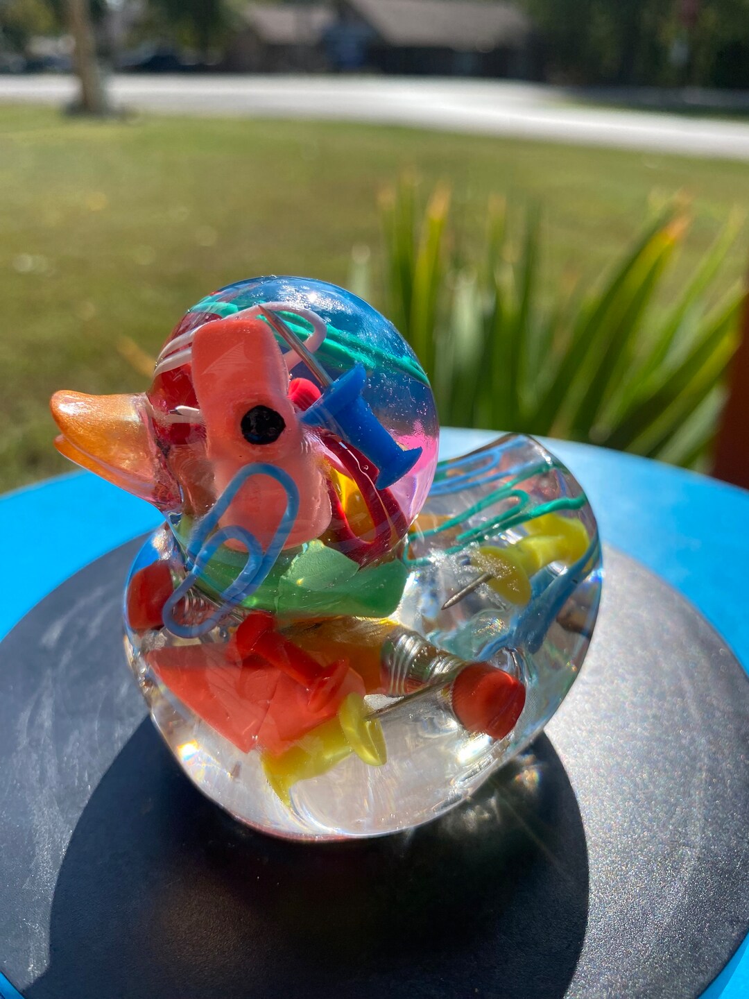 Teacher Duck, Office Duck, Secretary Duck, One of a Kind Resin Duck ...