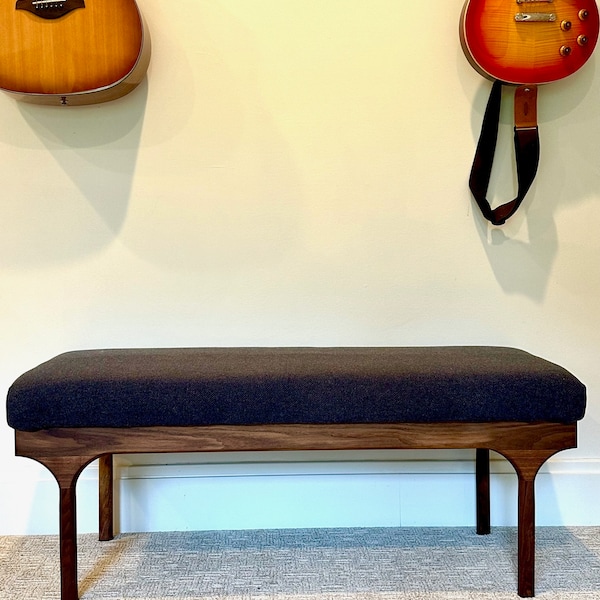 Mid Century Modern Bench - Etsy